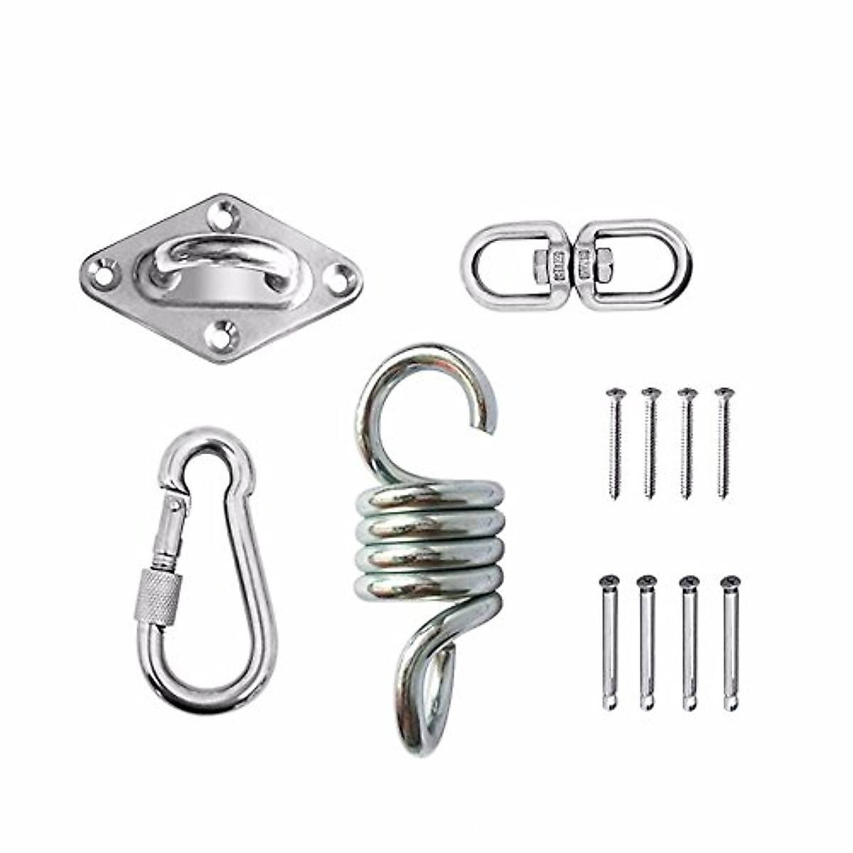 A AIFAMY 700 LB Hammock Hanging Kit Heavy Duty Ceiling Carabiner Hooks with Steel Wall Anchors for Swing, Chair, Yoga Exercise