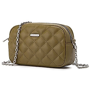 DAVIDJONES Faux Leather Hobo Purse and Wallet set for women Mini Quited Cute Crossbody Bags