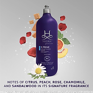 Hydra Professional X-Treme Clarifying Shampoo, Pet Shampoo for Dogs and Cats, Removes Oil and Grease, Suitable for All Breeds and Coat Types