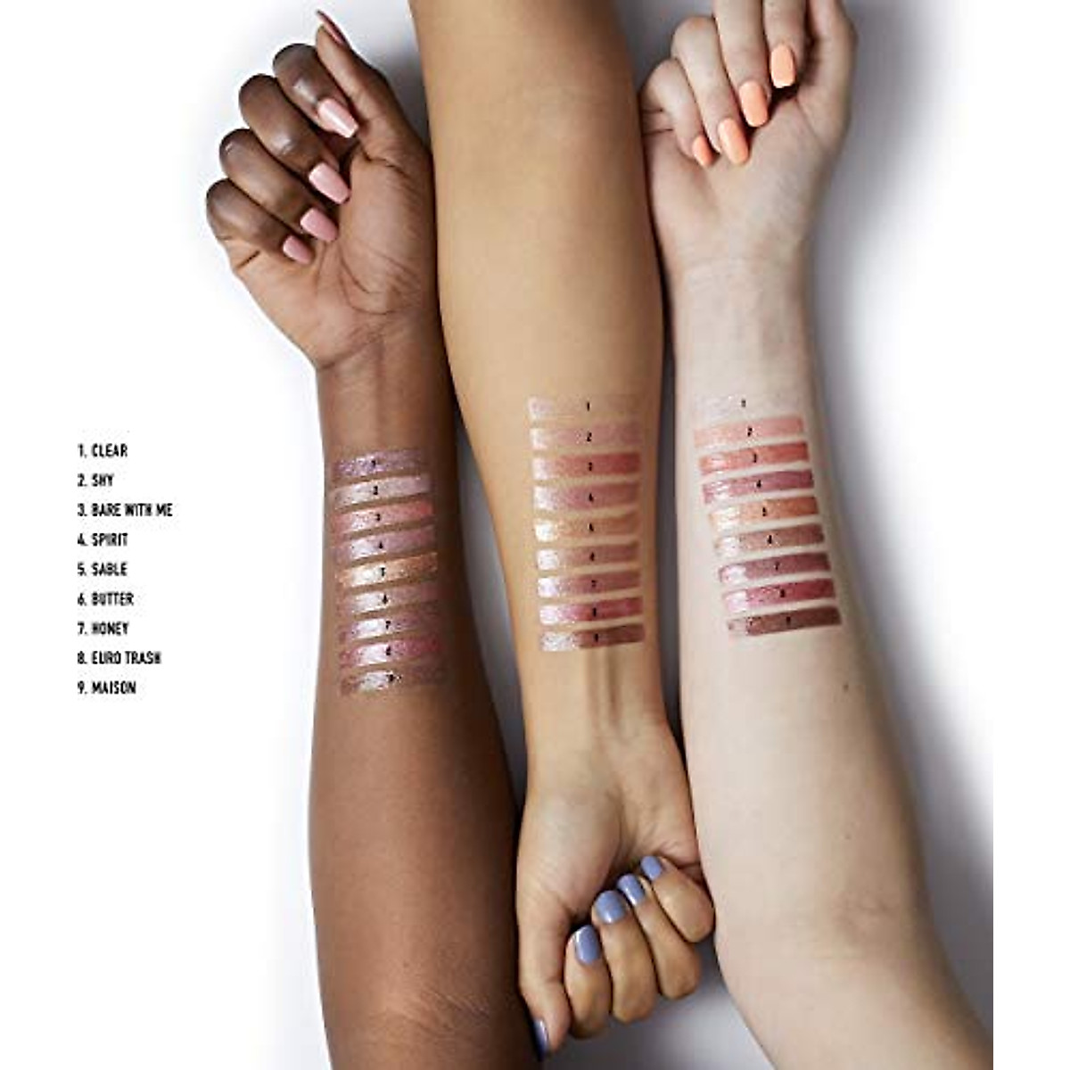 NYX PROFESSIONAL MAKEUP Lip Lingerie Glitter - Butter, Toffee Nude