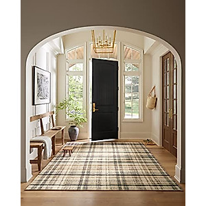 Loloi Chris Loves Julia x Humphrey Collection HUM-02 Ivory/Multi, Contemporary 2'-0" x 5'-0" Accent Rug feat. CloudPile™
