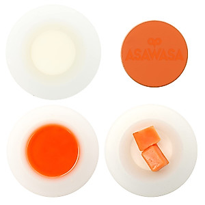 ASAWASA 2 Pcs Wax Warmer Silicone Liner, No Mess, No Scrape Way to Remove Scented Wax, Long Lasting ，Reusable,1.97 inch in bottom diameter Plug in Wax Warmer (Small and medium-size 2pcs) ﻿