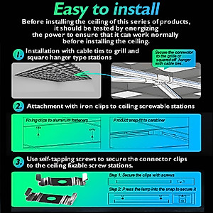 Ofenrd Large Hexagon Garage Lights 14 Hex Led Lights with Rectangle Frame Octagon Honeycomb Commercial Lighting for Garage Car Detailing Barber Shop Gym Warehouses Basement.