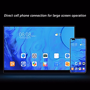 Serchou Portable Monitor 13.3 inches / 15.6 inches, External Expansion Screen HD Display, Integrated Stand (Size : 15.6 inches)