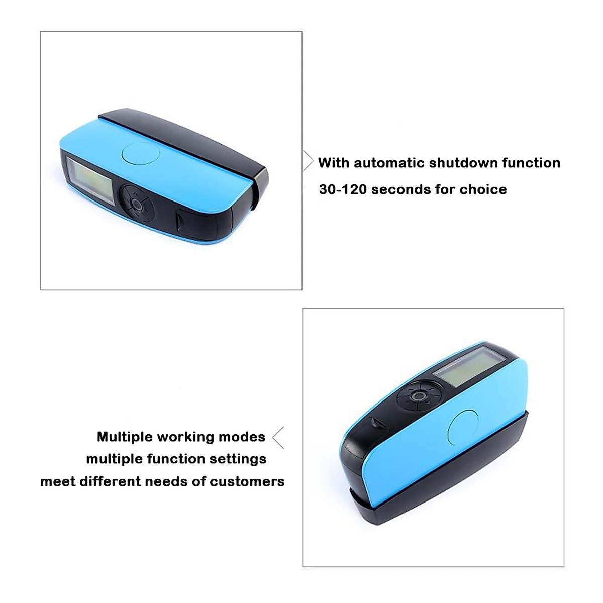 Tint Meter, 1PC 60 Degree Economic Gloss Meter Paints Ink Ceramic Marble Tester Surface Gloss Measurement Meter Measurement Glossmeter,Color Sensor