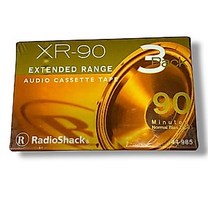 3 Pack - 90 Minute Audio Cassette Tapes