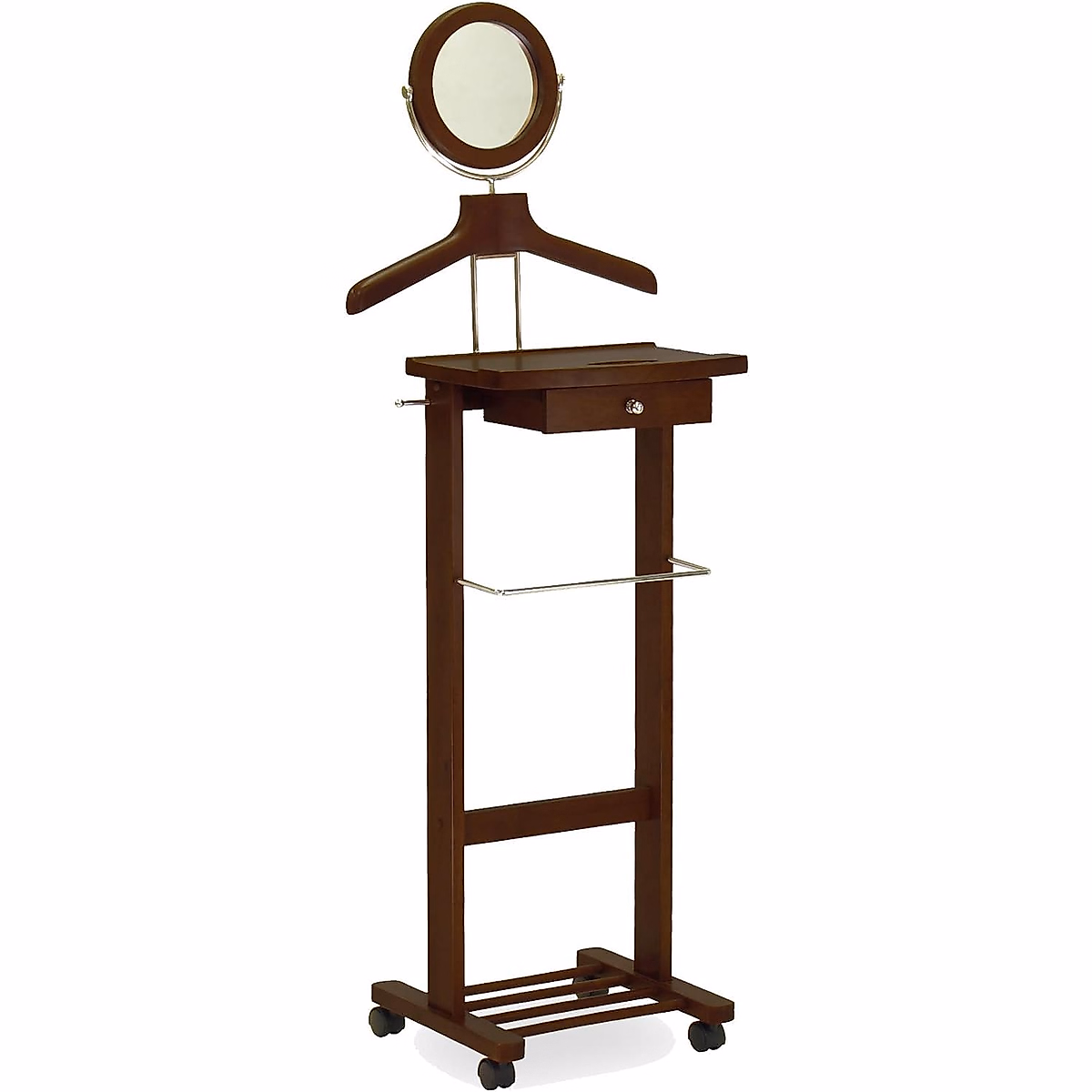 Winsome Trading, Inc. Vanity Valet Stand, Walnut