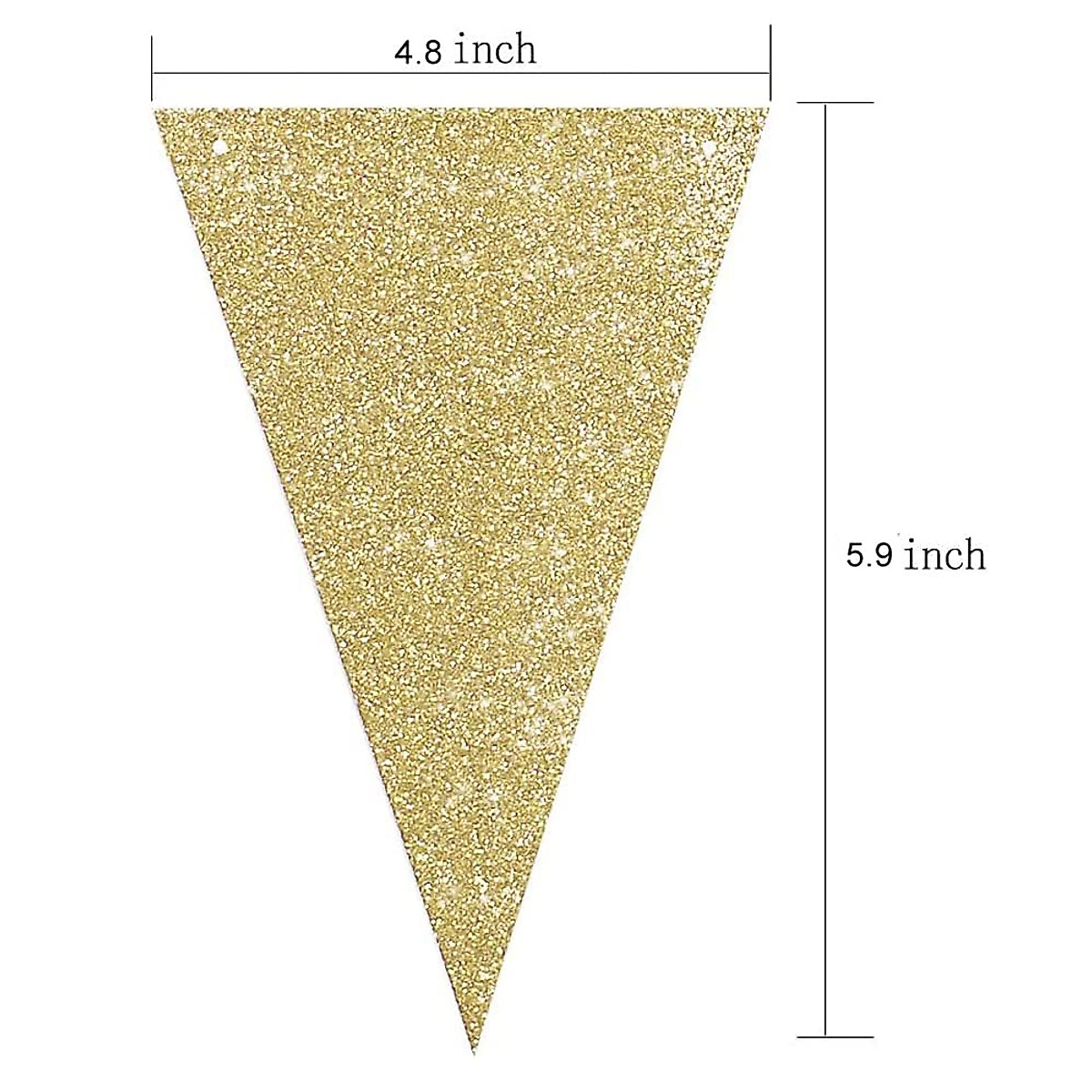 Maroon Gold Graduation Party Decorations 2023/Burgundy Gold Graduation Decorations/Maroon Grad/Birthday Party Decorations for Women White Burgundy Gold/4pcs Triangle Bunting Banners