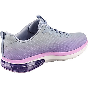 Skechers Women's GO Walk AIR 2.0-Quick Breeze Sneaker, Gray/Lavender, 9.5