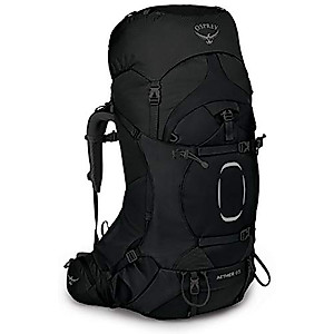 Osprey Aether 65L Men's Backpacking Backpack, Black, L/XL