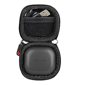Hermitshell Travel Case for Samsung Galaxy Buds Live/Samsung Galaxy Buds Pro/Samsung Galaxy Buds 2 True Wireless Earbuds (Black)