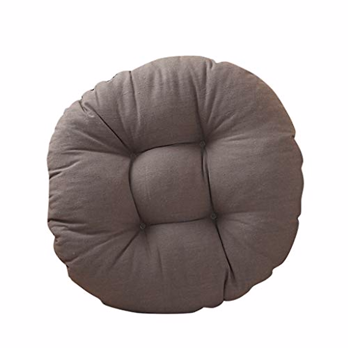 Soft Thick Chair Pad 18In Outdoor Cushion for Patio Furniture Dark Gray Round Sofa Foam Seat Cushion Bar Stool Pad Computer Office Chair Seat Cushion for Office,Dining,Home,Kitchen,Garden