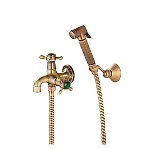 MAKEJ Toilet Bidet Faucet Mixer Antique Toilet Shower Nozzle Bidet Faucet