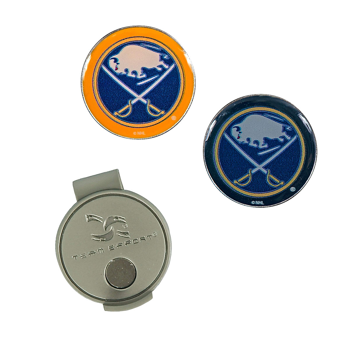 Team Effort NHL Buffalo Sabres Hat Clip & 2 Ball Markersbuffalo Sabres Hat Clip & 2 Ball Markers, Multicolor, NA