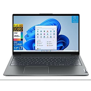 Lenovo 2023 Newest IdeaPad 5i Laptop, 15.6 inch FHD IPS Touchscreen Display, Intel Core i7-1255U Processor, 16GB RAM, 1TB SSD, Fingerprint Reader, Wi-Fi 6, Windows 11 Home, Storm Grey