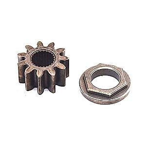 Ohoho 2 x Pack 717-1554 Steering Shaft Pinion Gear & Bushing Kit Compatible with MTD 717-1554 941-0656A 741-0656 Fits Toro 112-0863 and Cub Cadet LT1042 LT1045 LT1046 LT1050