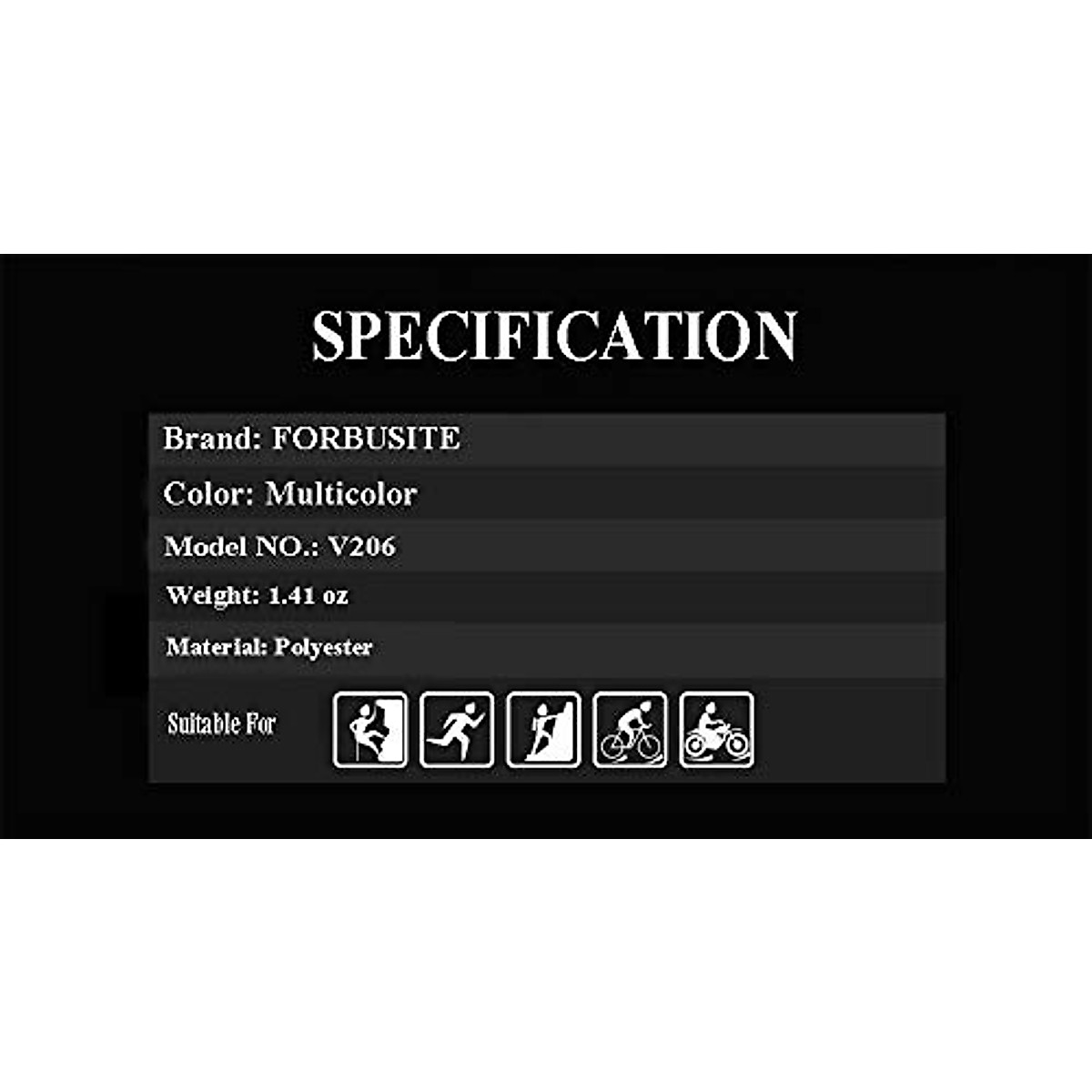 FORBUSITE Women Visor Caps for Running and Sport - Headband & Packable - Dark Grey