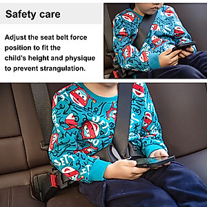 qijk Seat Belt Clips Seat Belt Adjuster Seat Belt Adjuster Clip Adult Children Pregnant Women Comfortable Universal Shoulder and Neck Seat Belt Positioner Latch 2 Pieces