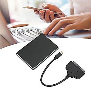 Jopwkuin SSD Enclosure, High Heat Dissipation Lightweightdurable Hard Drive Adapter Card for Computer for Office for Home