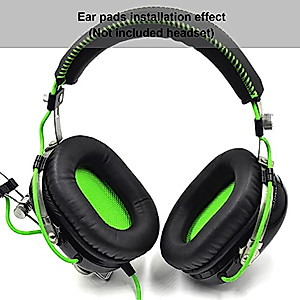 BlackShark Earpads - defean Replacement Ear Cushion Compatible with Razer BlackShark/ATH M40X / M50X / SteelSeries Arctis 1 3/5 / 7 / 9X & Pro Headphone
