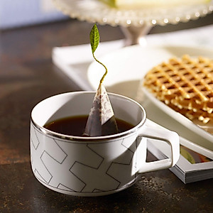 Tea Forte Presentation Box Tea Sampler Gift Set, 20 Assorted Variety Handcrafted Pyramid Tea Infuser Bags (Black Tea)