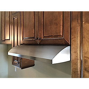 KOBE CHX2230SQB-1 Brillia 30-inch Under Cabinet Range Hood, 3-Speed, 680 CFM, LED Lights, Baffle Filters, Stainless Steel