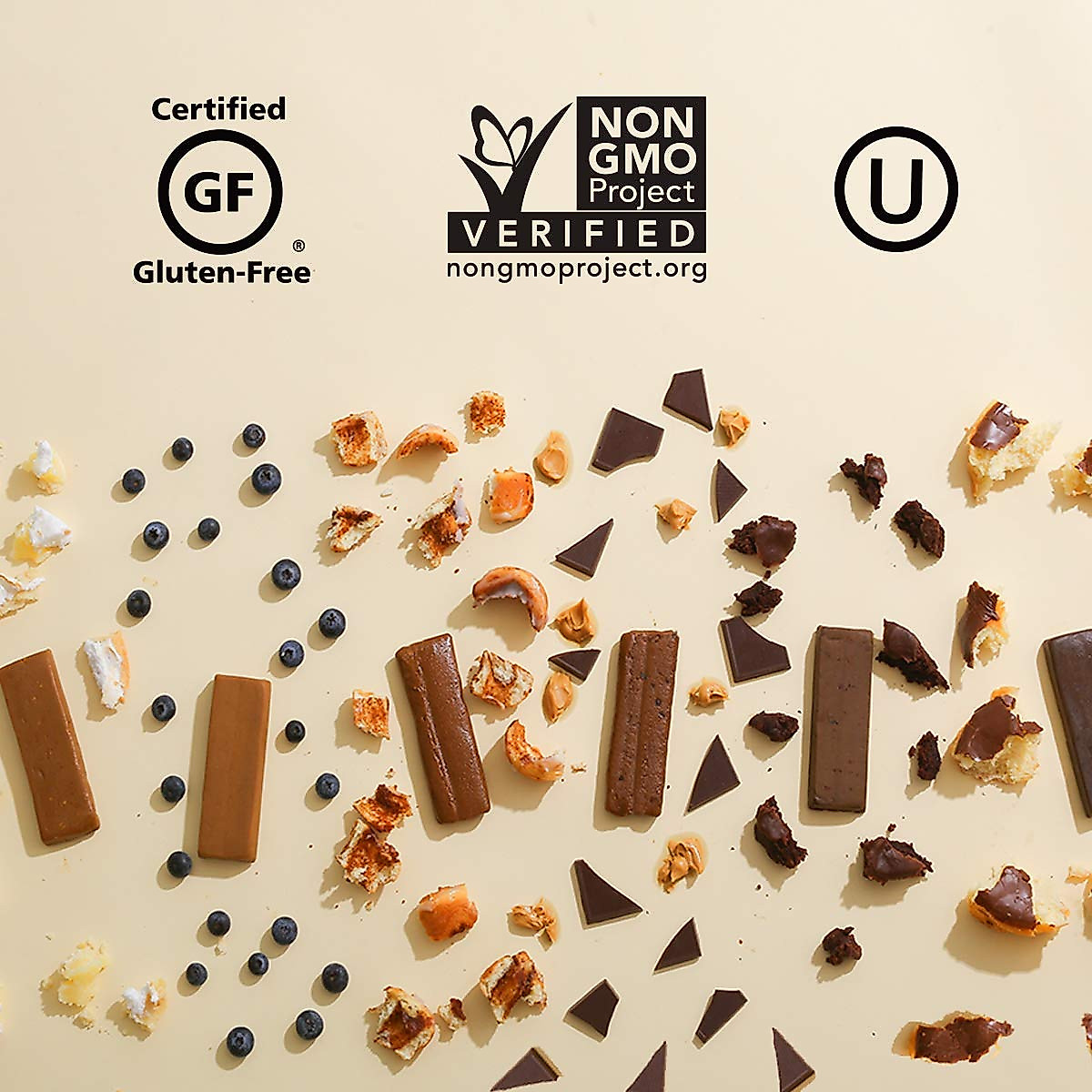 No Cow High Protein Bars, Top Flavors Pack, 20g Plus Plant Based Vegan, Keto Friendly, Low Sugar, Low Carb, Low Calorie, Gluten Free, Dairy Free, Non GMO, Kosher, 12 Pack