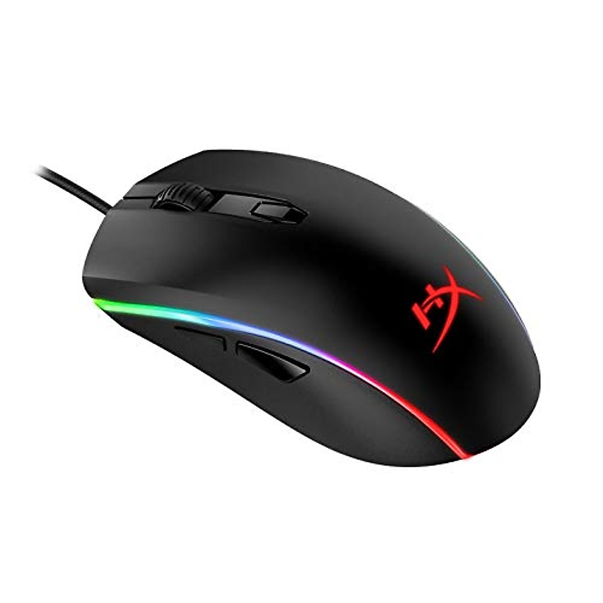 HyperX Cloud II Gaming Headset - Red (KHX-HSCP-RD) with HyperX Pulsefire Surge - RGB Wired Optical Gaming Mouse, Pixart 3389 Sensor up to 16000 DP - Black - Bundle