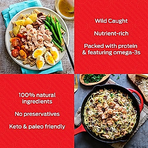 Genova Premium Albacore Tuna in Olive Oil, Wild Caught, Solid White, 5 oz. Can (Pack of 12)