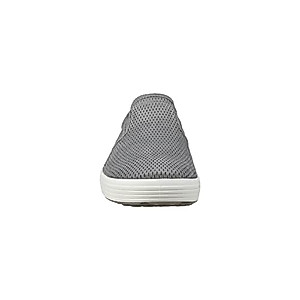 ECCO Men's Soft 7 Slip ON 2.0 Sneaker, Wild Dove Nubuck/Lion Perforated, 10-10.5