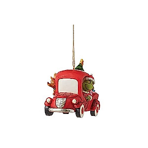 Enesco Jim Shore Dr. Seuss Grinch in Red Truck Ornament