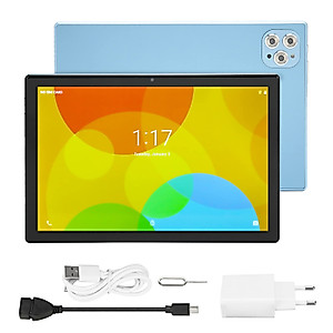 10.1 Inch Tablet, 6G RAM 128G ROM, 1600x2560 Octa Core, 5G WiFi Calling Tablet for Android10.1, 100‑240V, Full HD IPS Screen (US Plug)