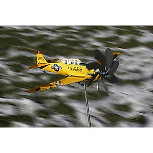 at-6 Airplane Windwheel; Propeller Turns When Windy; Stainless Steel; Garden Decoration