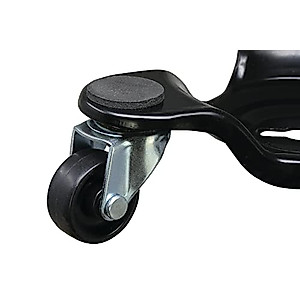 Shepherd Hardware 6-Inch Move-It 9299 Steel Tri-Dolly, 200-lb Load Capacity, Black