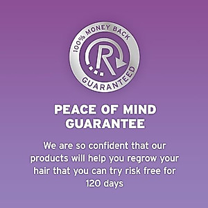 Rogaine Women's 2% Minoxidil Topical Solution for Womens Hair Thinning and Loss & Hair Regrowth, 3-Month Supply, 4 Piece Set, Unscented, 6 Fl Oz