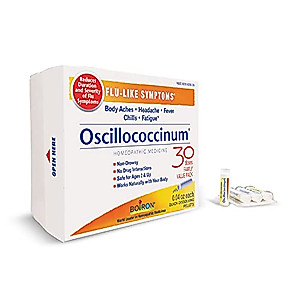 Boiron Oscillococcinum for Relief from Flu-Like Symptoms of Body Aches, Headache, Fever, Chills, and Fatigue - 30 Count