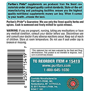 Puritan's Pride Turmeric Curcumin 500 Mg Contains Antioxidants, 180 Count (Pack of 2), Total 360 Count