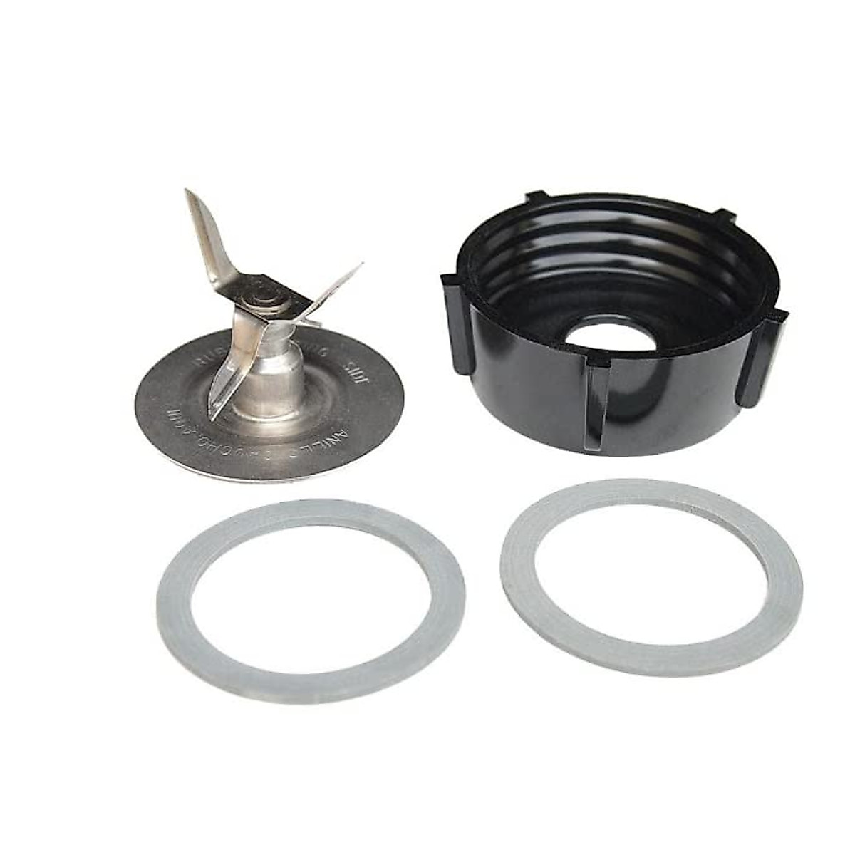 Blender Replacement Parts，for Oster Blender Replacement Parts Blender Ice Blade with Jar Base Cap and Two Rubber O Ring Seal Gasket Accessory Refresh Kit，Compatible with Oster Osterizer Blender