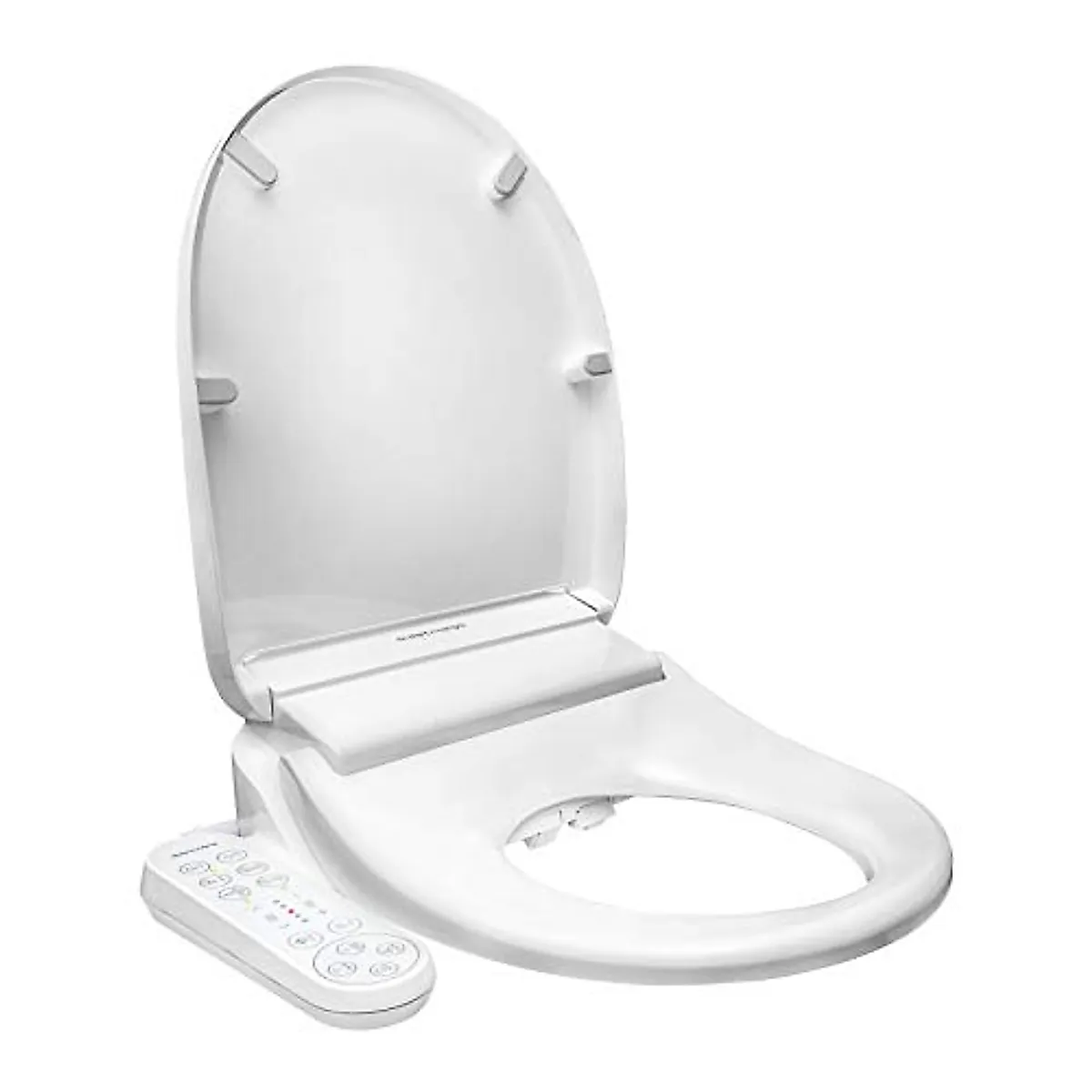 Coway Bidetmega 150 Smart Electronic Bidet Seat with Innovative i-WAVE Technology (For Rounded Toilet Bowl), Bidetmega 150R, White