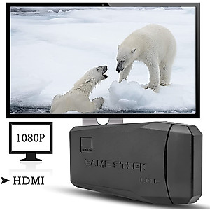 Retro Game Console, HD Classic Games Console Built in 5000 Game in TF Card, 9 Emulator Console, HDMI Output TV Video Game Console, 4K Console with Dual 2.4G Wireless Controllers - 32G (32G)