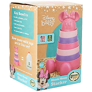 Green Toys Disney Baby Exclusive - Minnie Mouse Stacker, 7 Pieces