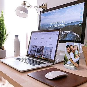 12 Pack Wood Place Card Holder - Small Place Card Holders for Table - White Table Number Holders for Wedding - Table Sign Holders - Picture - Wooden Photo Holders for Tables - Mini Place Card Stands