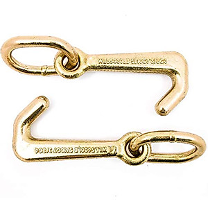 Red Hound Auto (2 Mini J Hook Towing Hauling Trailer Wrecker Supply G70 j Hook with Link