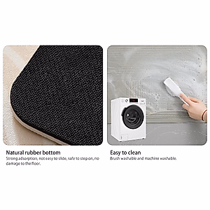 Super Absorbent, Fast Drying Diatomite Earth Bath Mat - Non-Slip, Ultimate Bathroom Floor Safety, Quick Clean Shower Mat, Ideal for Bathrooms, Kitchens & Showers, 32 x 20 inches