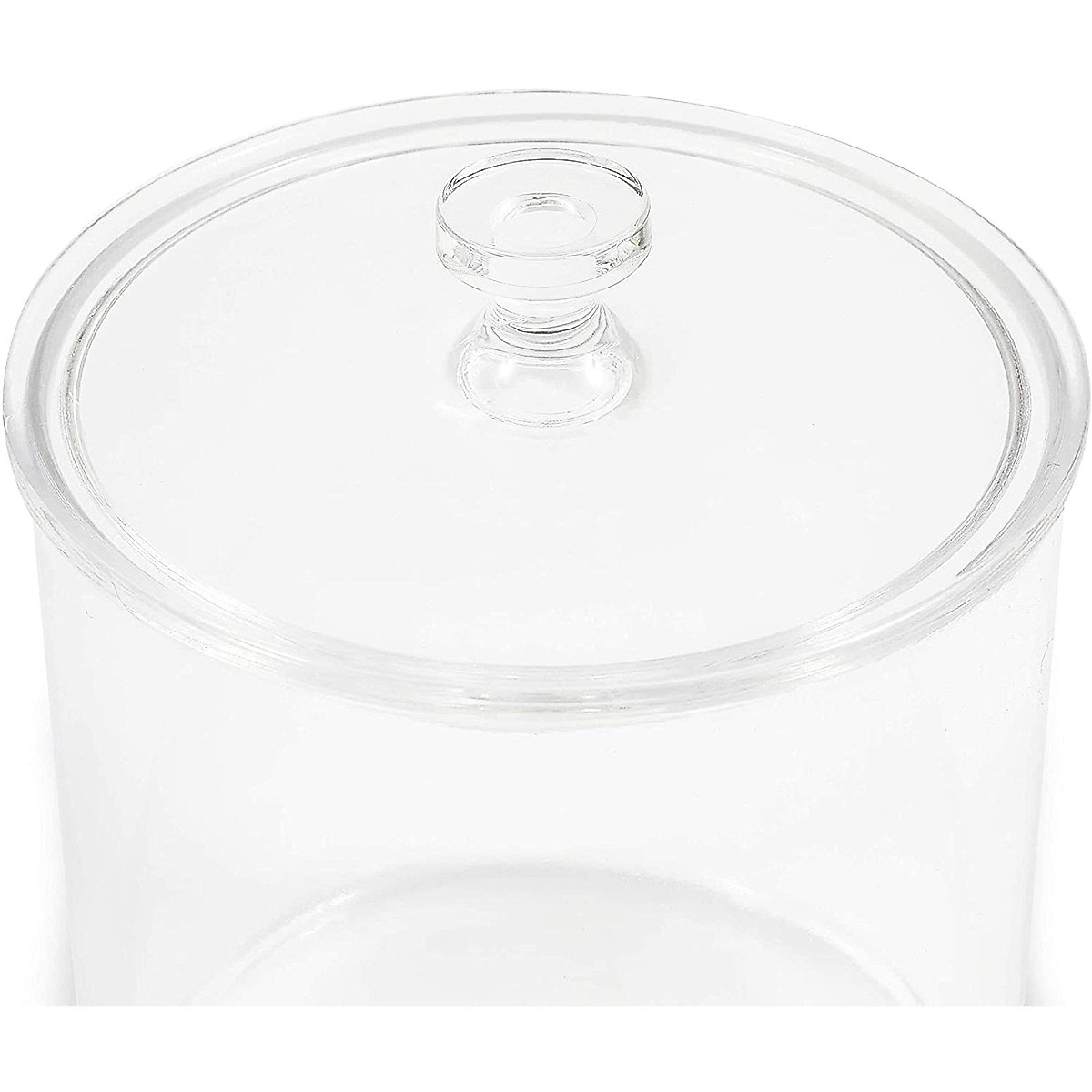 Juvale Acrylic Jars Set, Plastic Apothecary Containers with Lids (3 Pack)