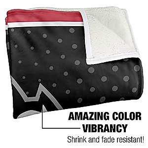 Northern Illinois University Blanket, 50"x60" Logo Dots Silky Touch Sherpa Back Super Soft Throw Blanket