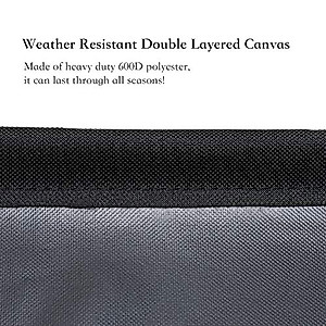 Zipcase 22 Inch Table Top Griddle 600D Heavy Duty Waterproof BBQ Cover with Elastic Hoop, Compatible with Blackstone 22 Inches Table Griddle Only Without Griddle Hood