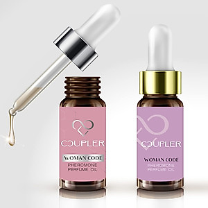 COUPLER Pheromone Oil for Women -Pheromone Perfume for Her-Female Pheromonas-Feromonas Concentradas para Mujer -Excellent Gift Idea 10ml