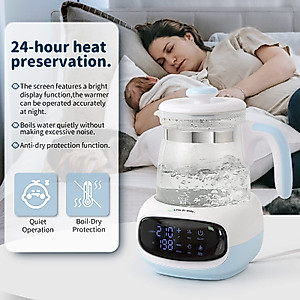 Little Bo Baby Instant Warmer, Bottle Warmer One Button Formula Temperature Instant Water Warmer Multi-Function Intelligent Warmer Formula Dispenser Machine Warmer