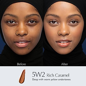 Estée Lauder Double Wear Stay-in-Place 24-Hour Long-Wear Matte Foundation Makeup, 1 Fl Oz, 5W2 Rich Caramel